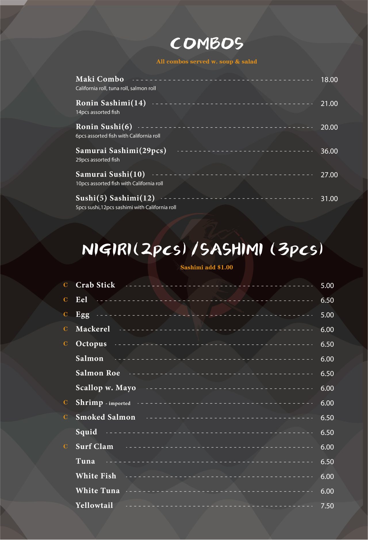 Ronin Steakhouse and Sushi - Japanese Restaurant | Online Order ...