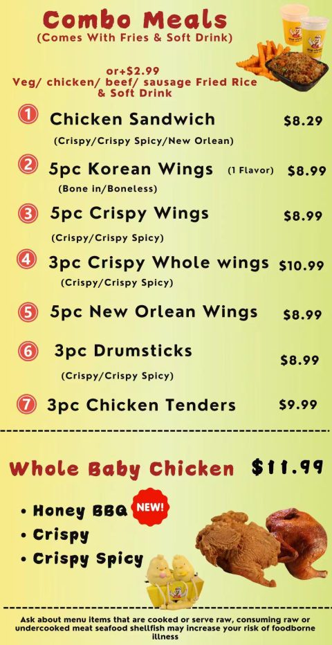 Menu - Pop Chicken