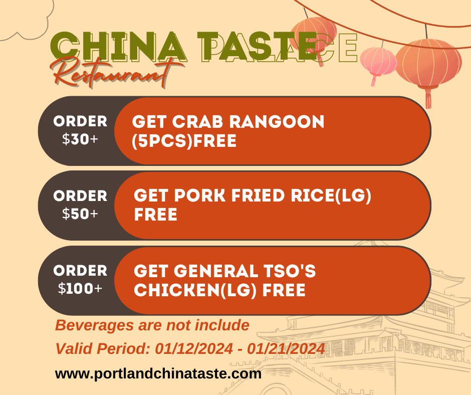 China Taste - Chinese Restaurant | Online Order | Portland | ME