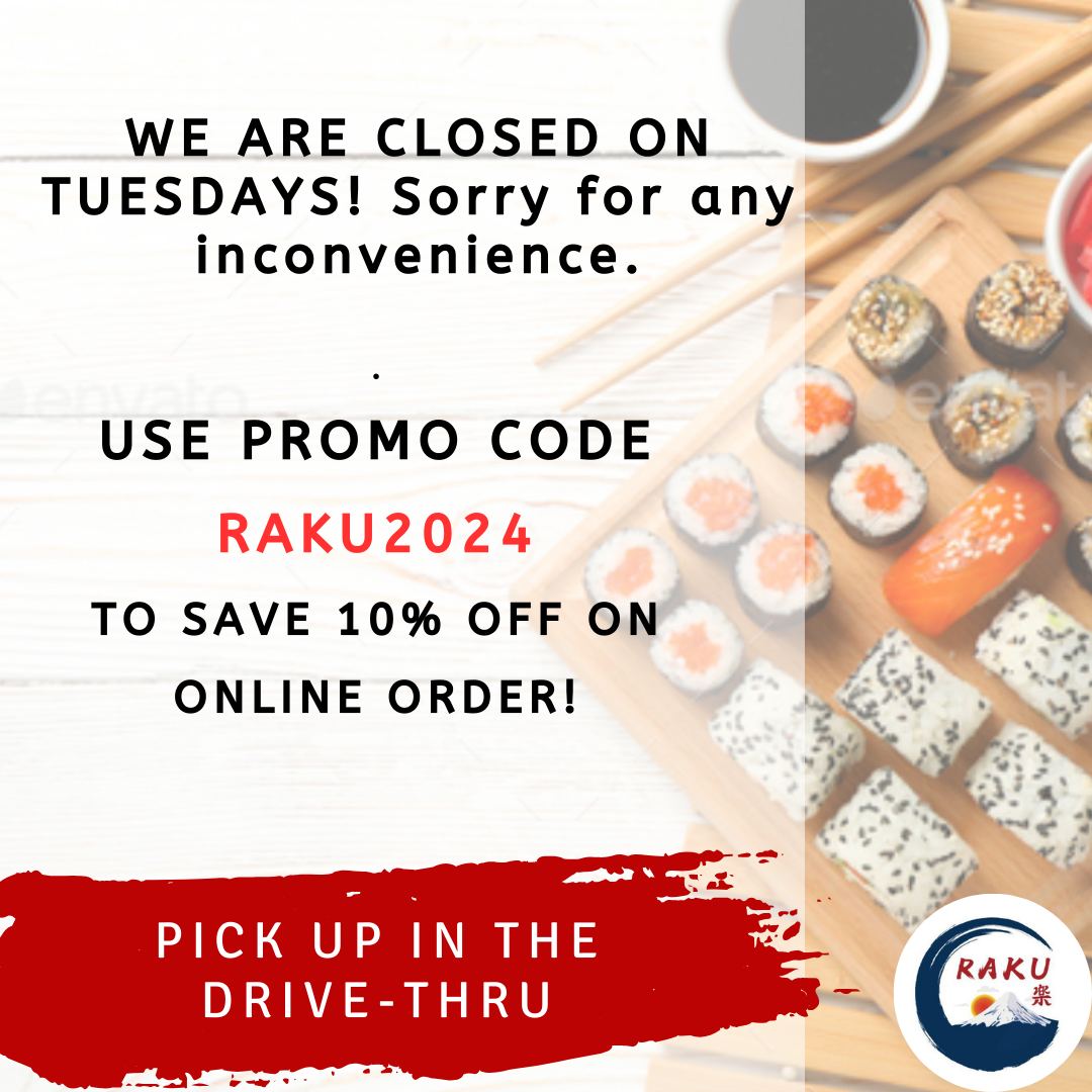 Home - Raku Ramen and Sushi