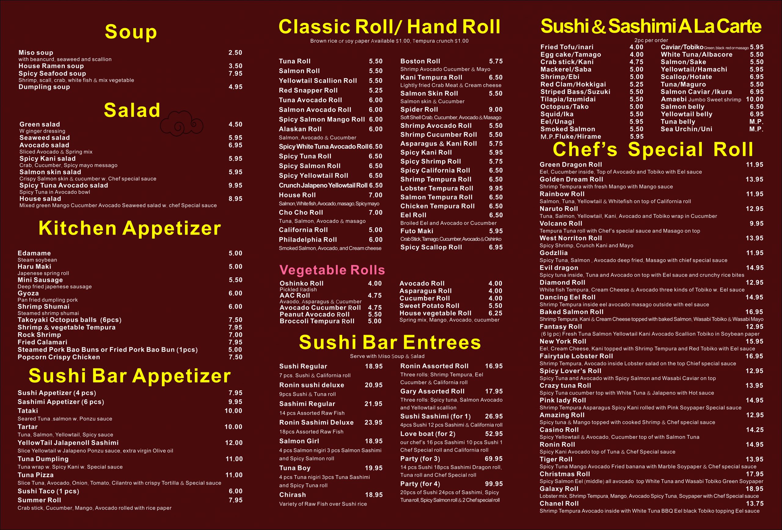 Ronin Sushi & Ramen - Japanese Restaurant｜Online Order｜Norristown｜PA