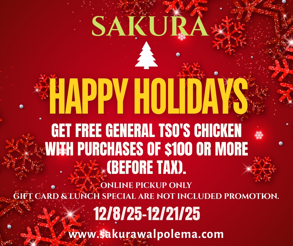 Sakura - Asian Restaurant｜Online Order｜Walpole｜MA