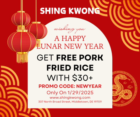 SHING KWONG - Chinese Restaurant | Online Order | Middletown | DE
