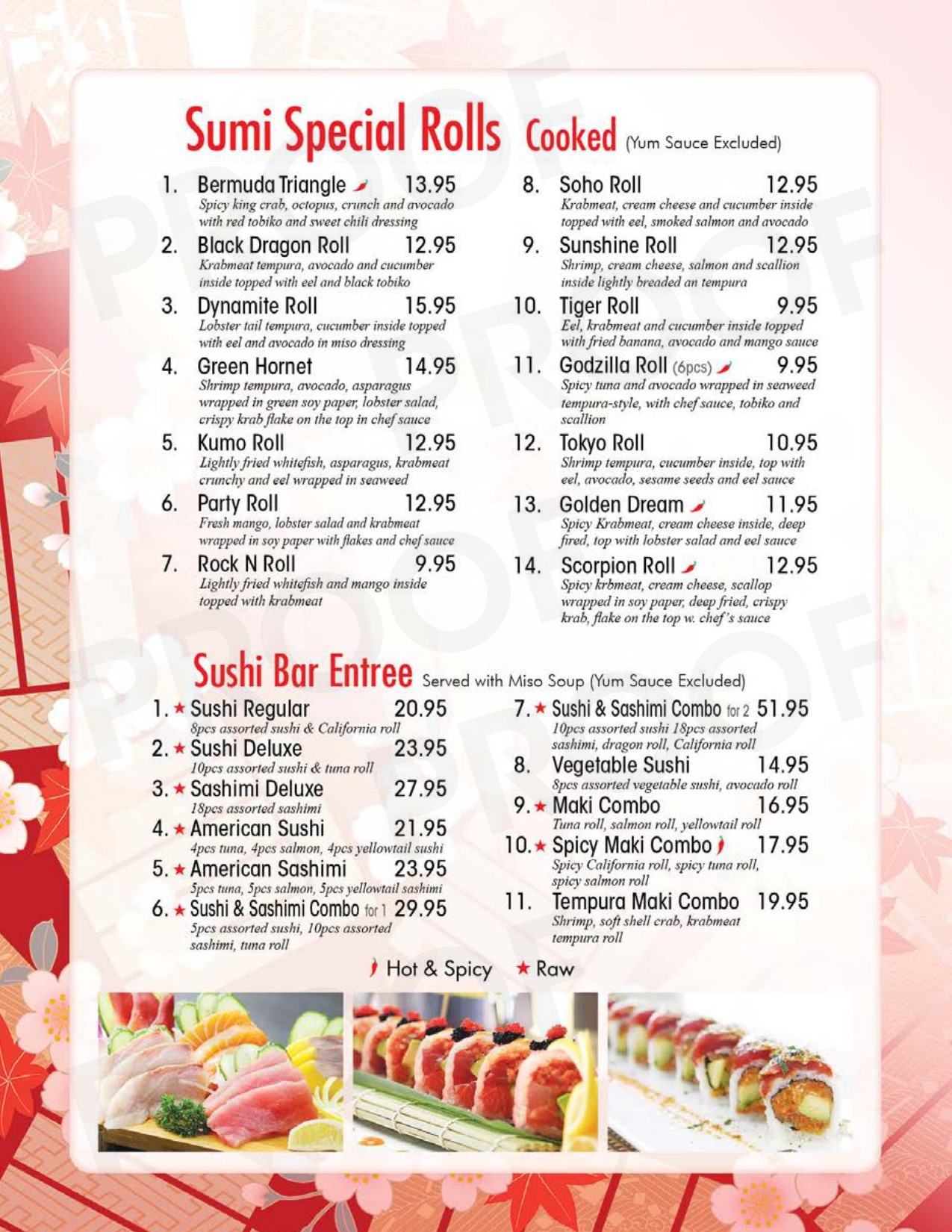 Menu - Sumi Sushi Hibachi