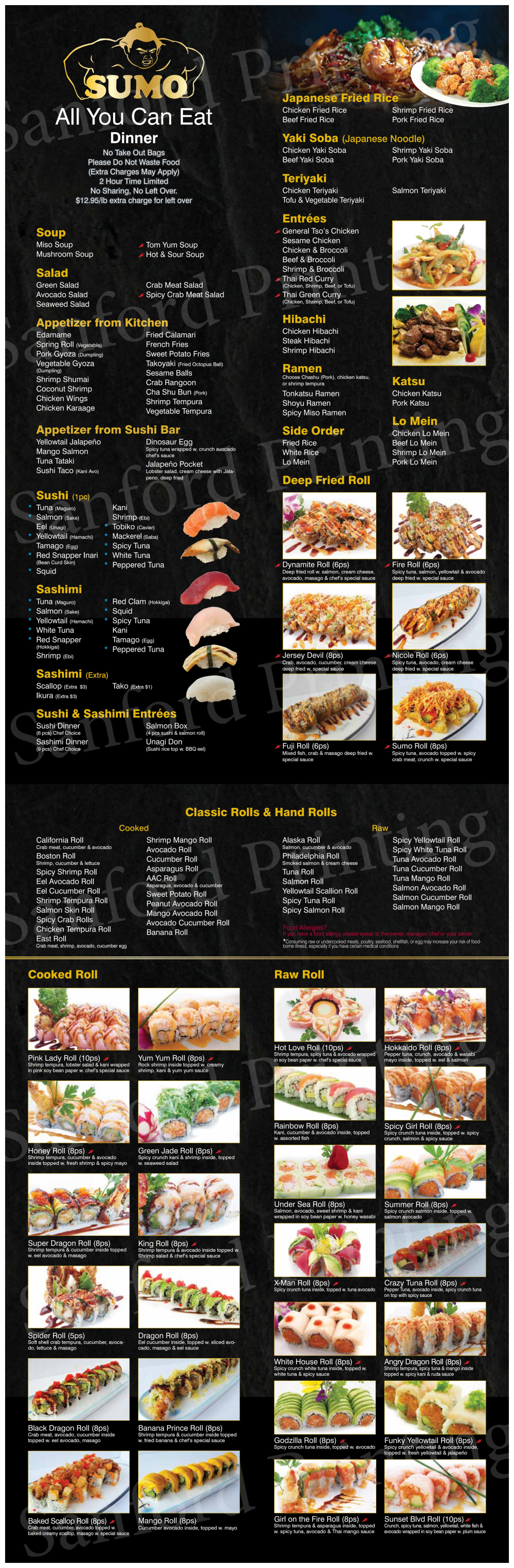 Menu - Sumo