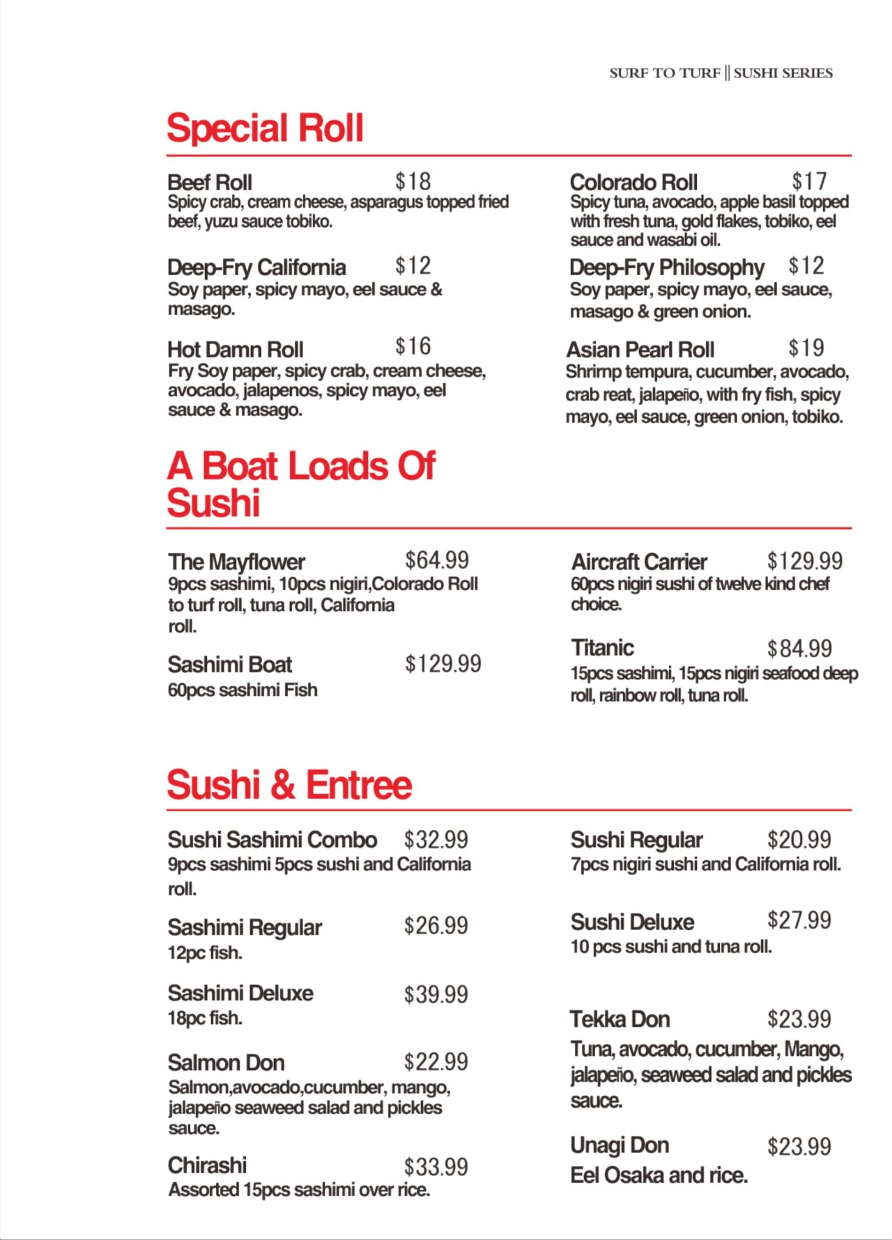 Surf To Turf - Seafood restaurant | Online Order | Grand Junction｜CO