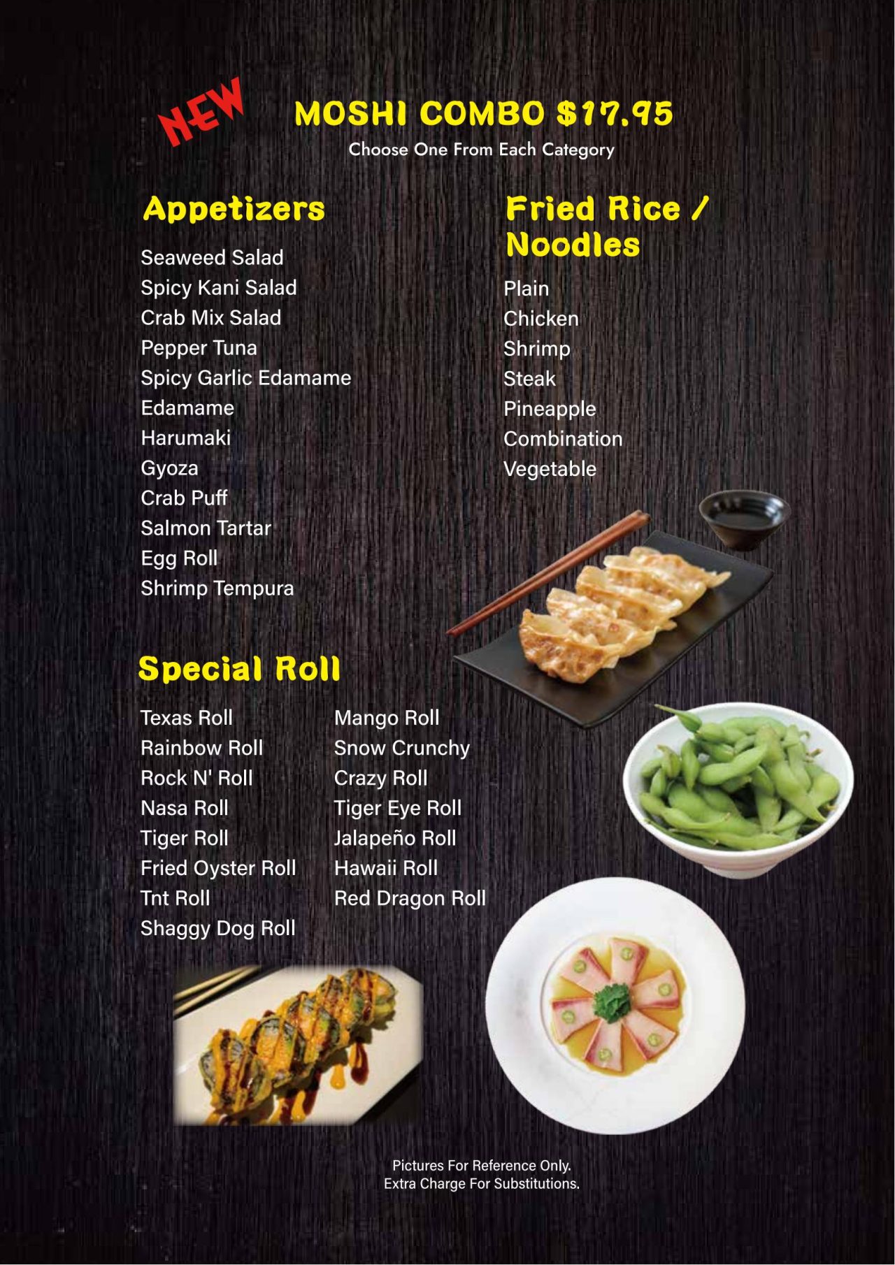 Menu - Sushi Moshi