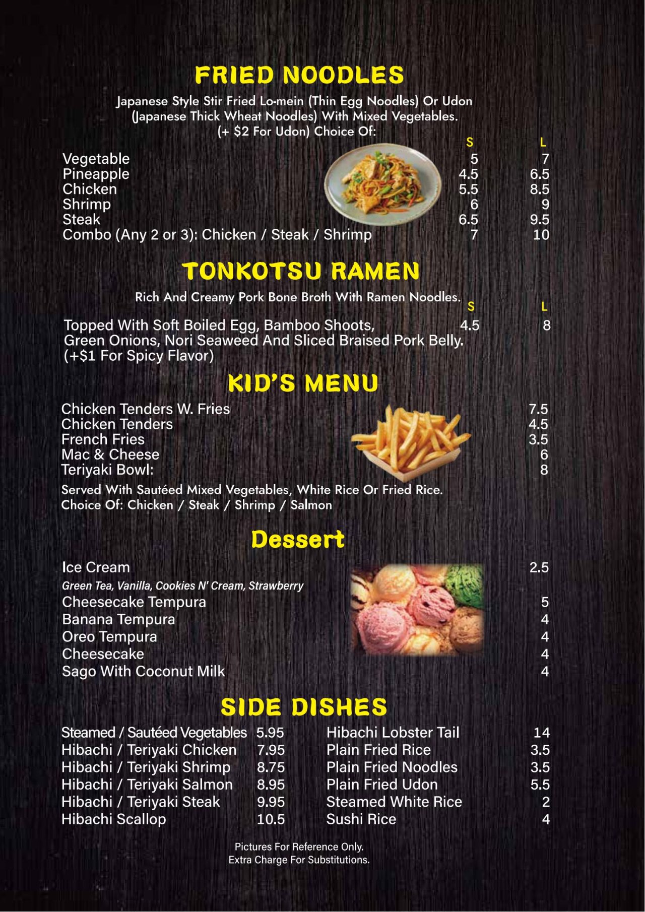 Menu - Sushi Moshi
