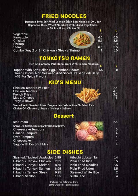 Menu - Sushi Moshi
