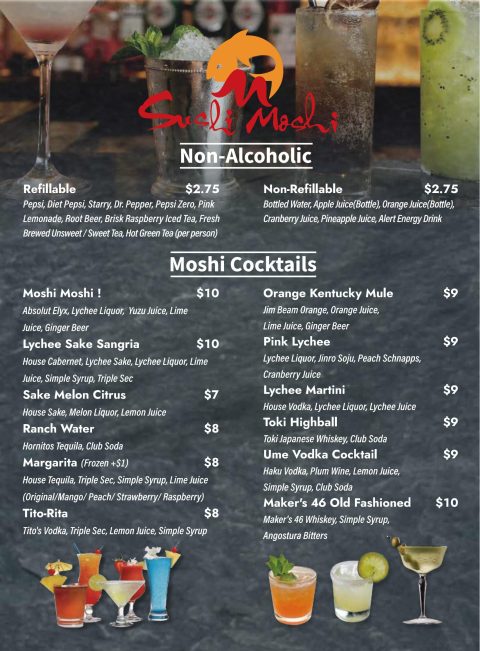 Menu - Sushi Moshi