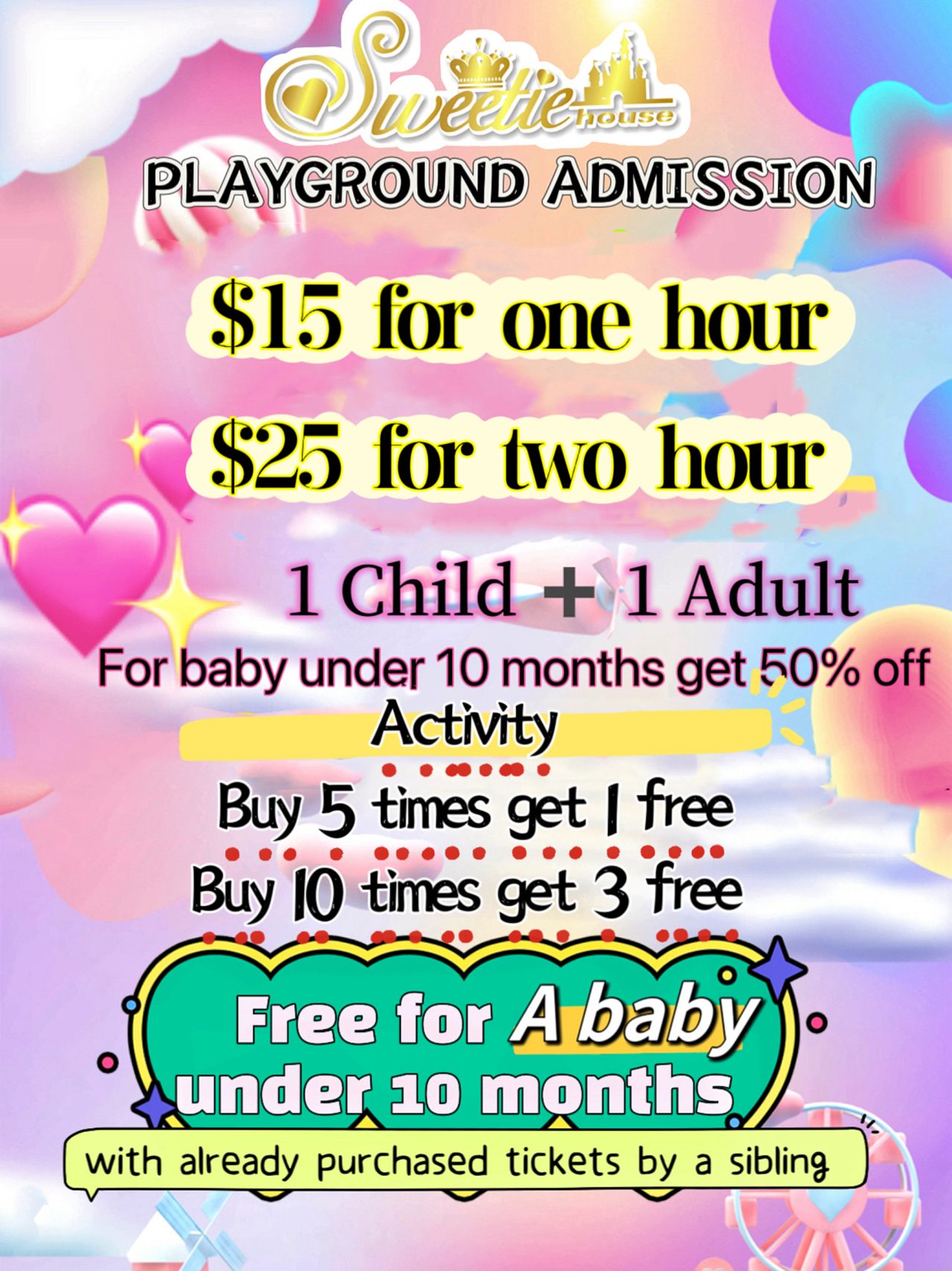 Sweetie House Playground | Online Order | Staten Island | NY