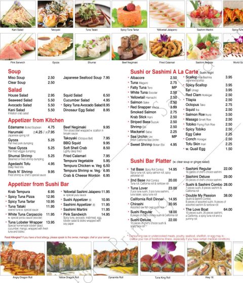 Tank's Sushi Bistro｜Online Order｜Ponte Vedra｜FL