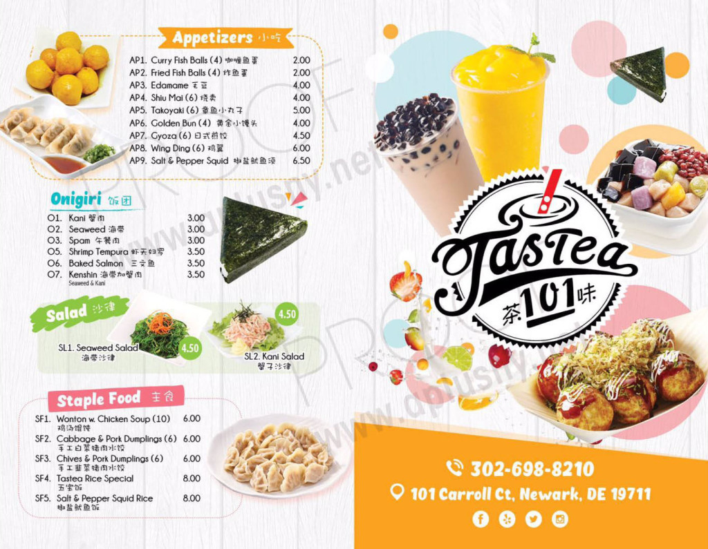 Tastea 101 - Bubble Tea · Juice Bars · Smoothies · Snacks丨Online Order丨 ...