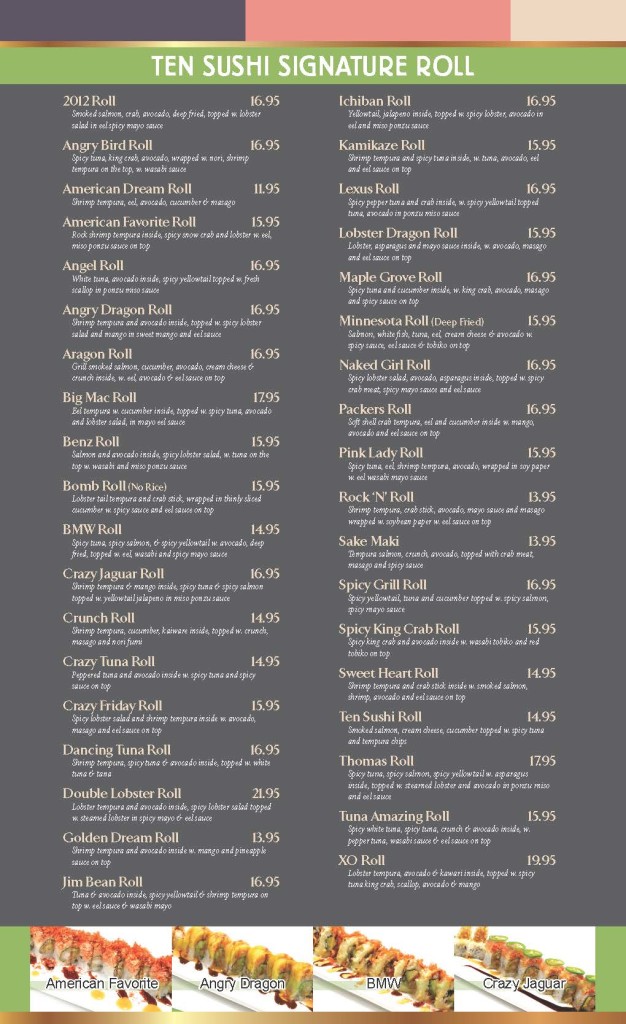 Ten Sushi｜Online Order｜Maple Grove｜MN