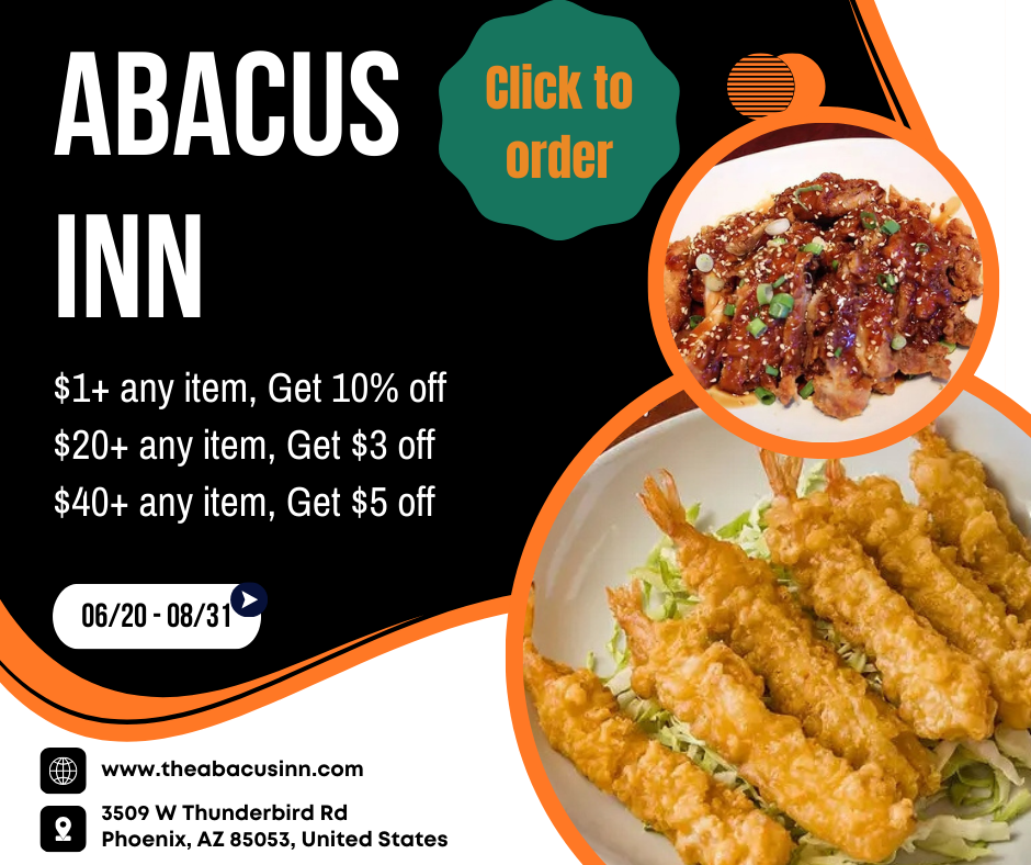 Abacus Inn｜Online Order｜Thunderbird Square｜Phoenix｜AZ