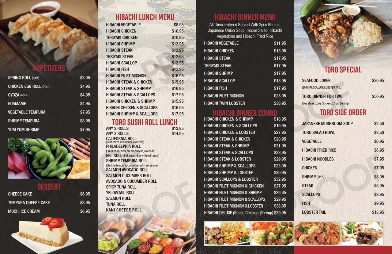 TORO Japanese Restaurant-Japanese Restaurant | Online Order | Vernon | TX