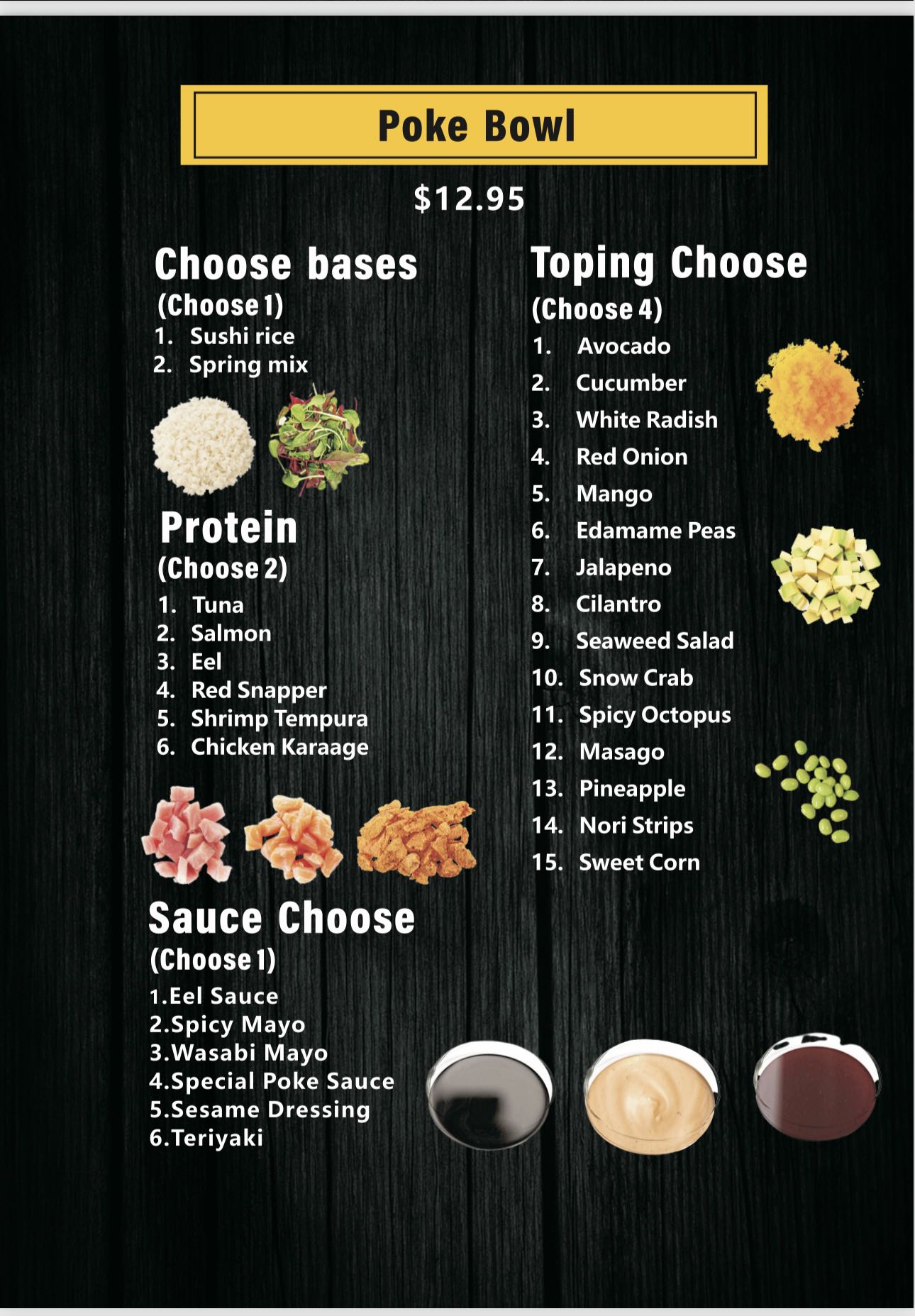 Menu - Toyama Sushi & Ramen