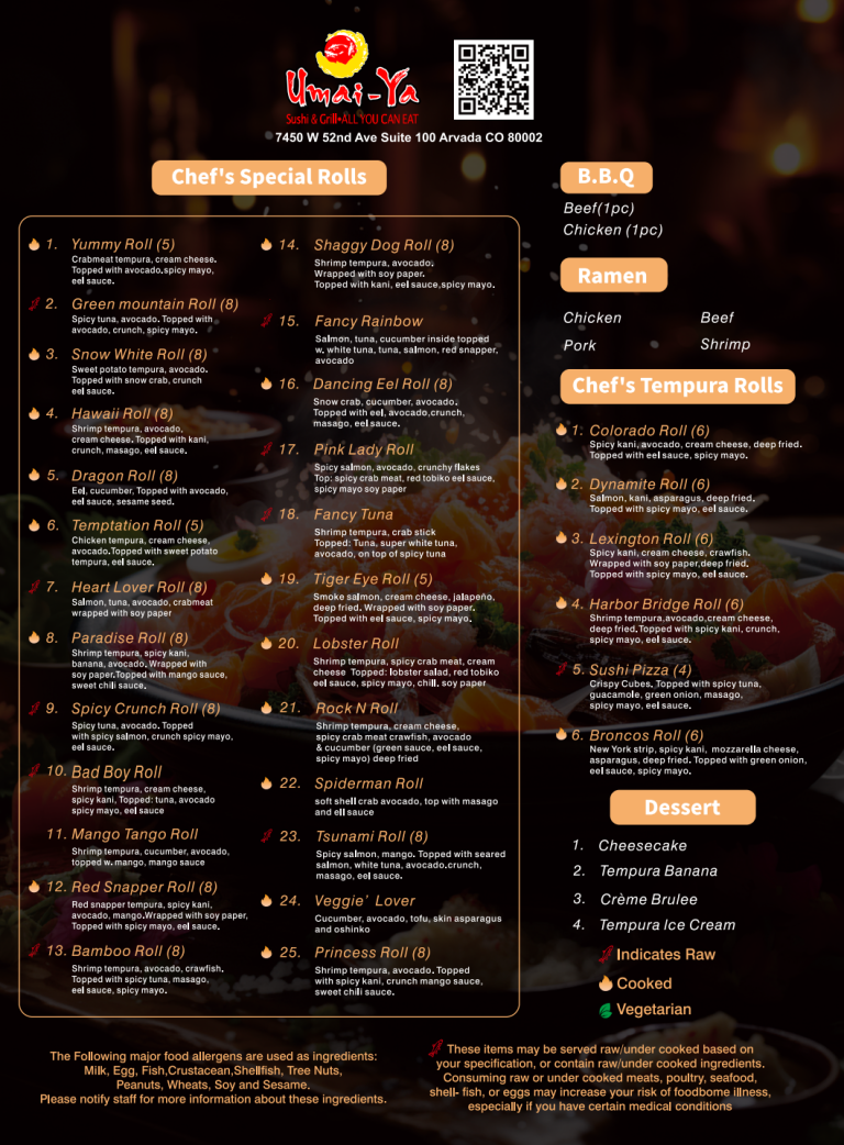 Umai-Ya - Japanese restaurant | Online Order | Arvada | CO