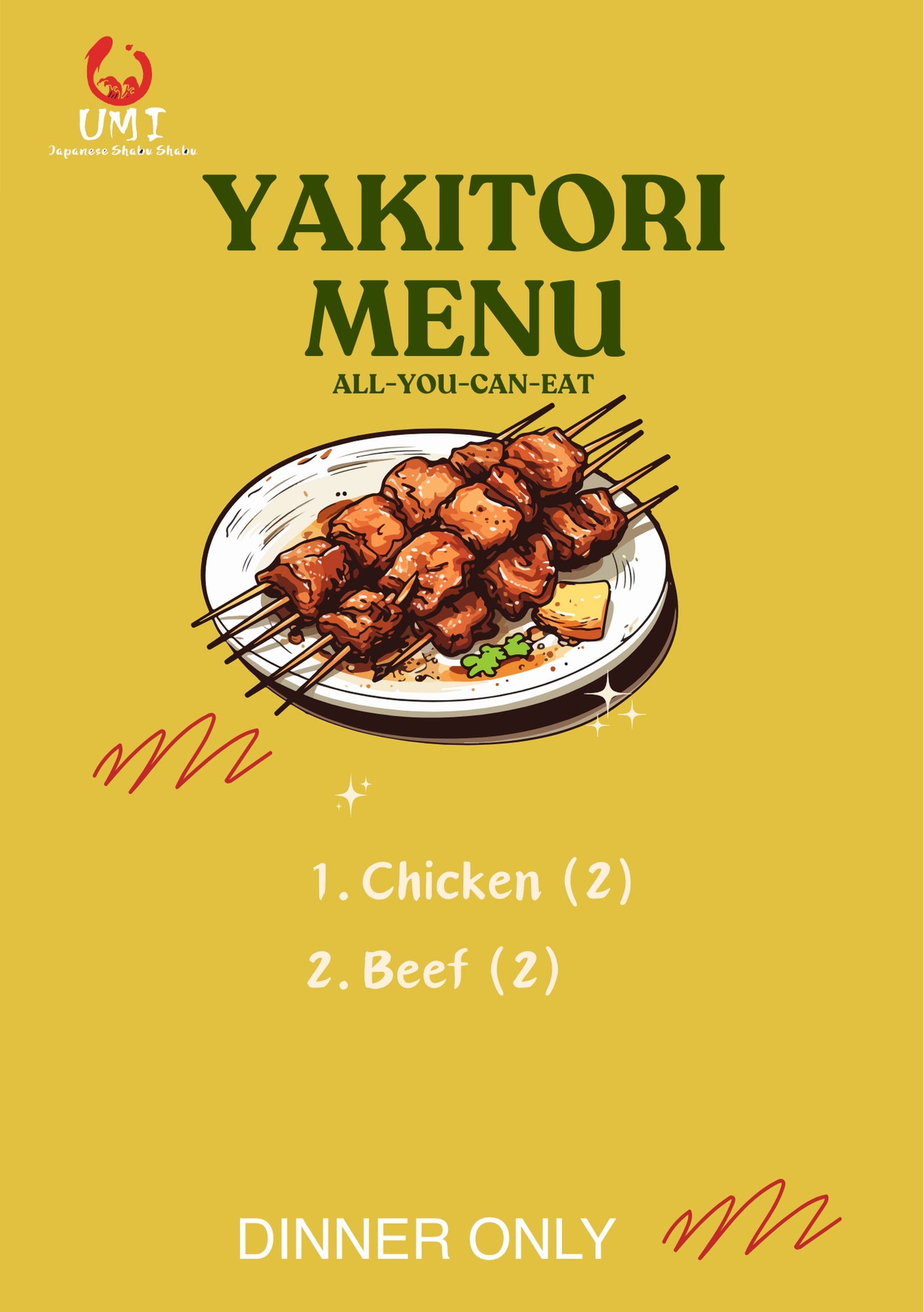 2325 menu - Umi