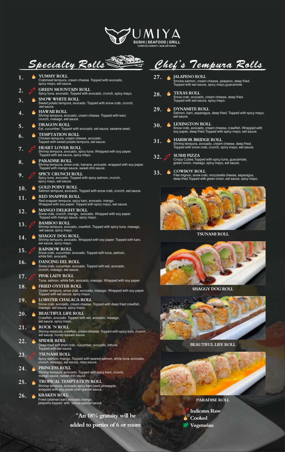 Umiya - Japanese Restaurant | Online Order | Corpus Christi | TX