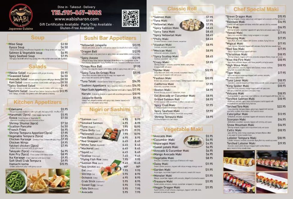 Wabi Sushi & Ramen - Japanese Restaurant | Online Order | Sharon｜MA