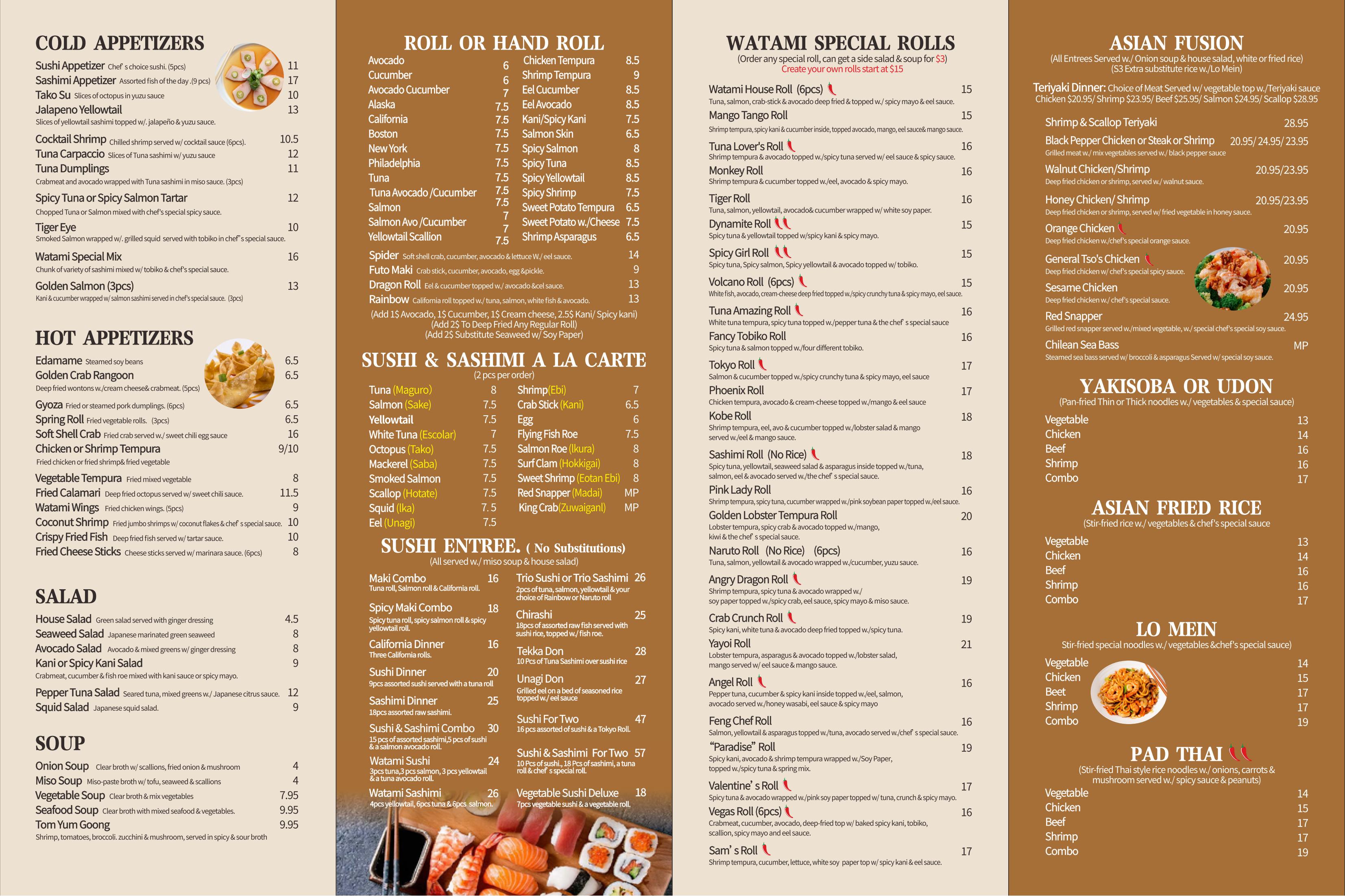 Watami Sushi & Hibachi Steak house - Japanese Restaurant｜Online Order ...