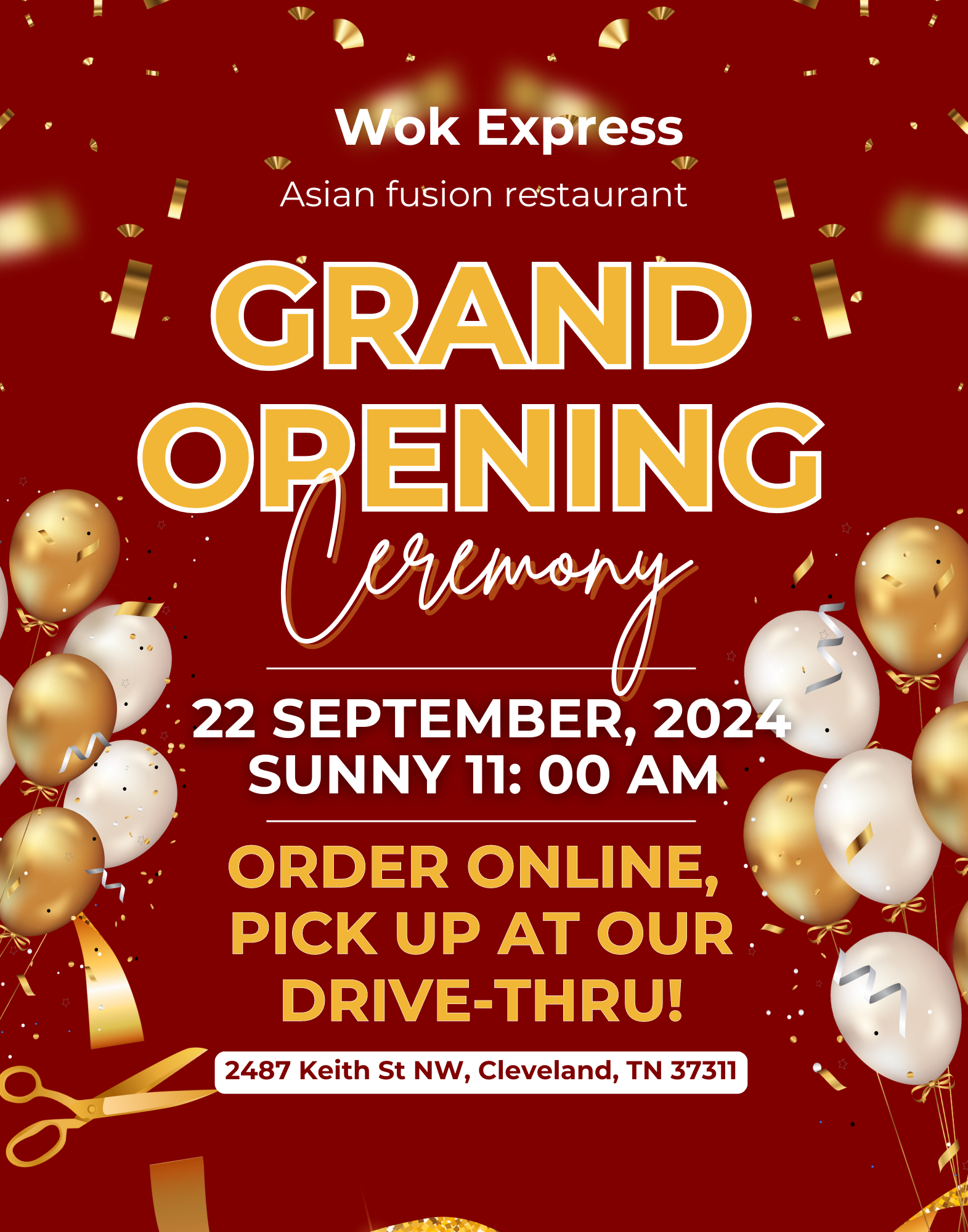 Wok Express - Chinese Restaurant | Online Order | Cleveland | TN