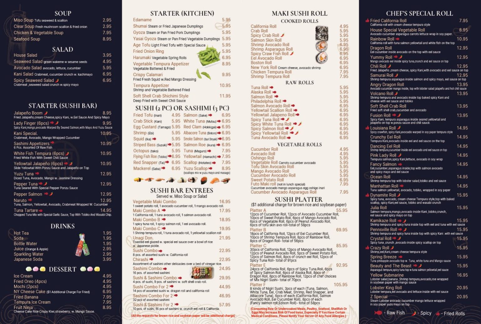 ZZ Sushi Kitchen | Online Order | Pennsville | NJ